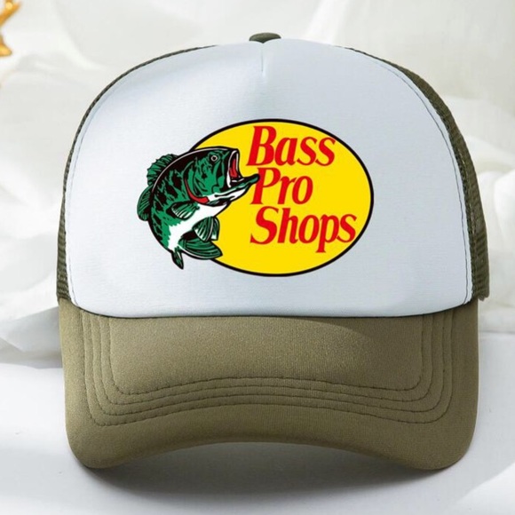 Bass Pro Shops | Accessories | Bass Pro Shops Hat Embroidered Logo Mesh ...